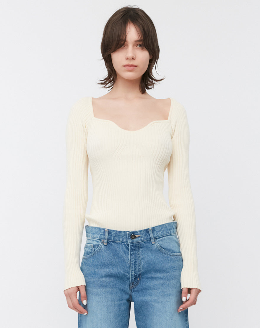 Cecily square rib | Gajess